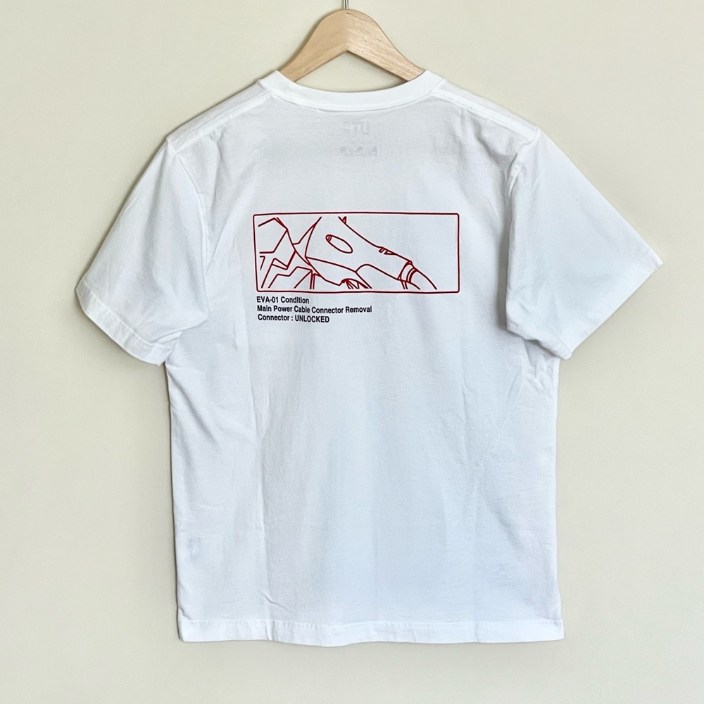 New Uniqlo Ut Evangelion Countdown Eva-01 Power Cable… - Gem